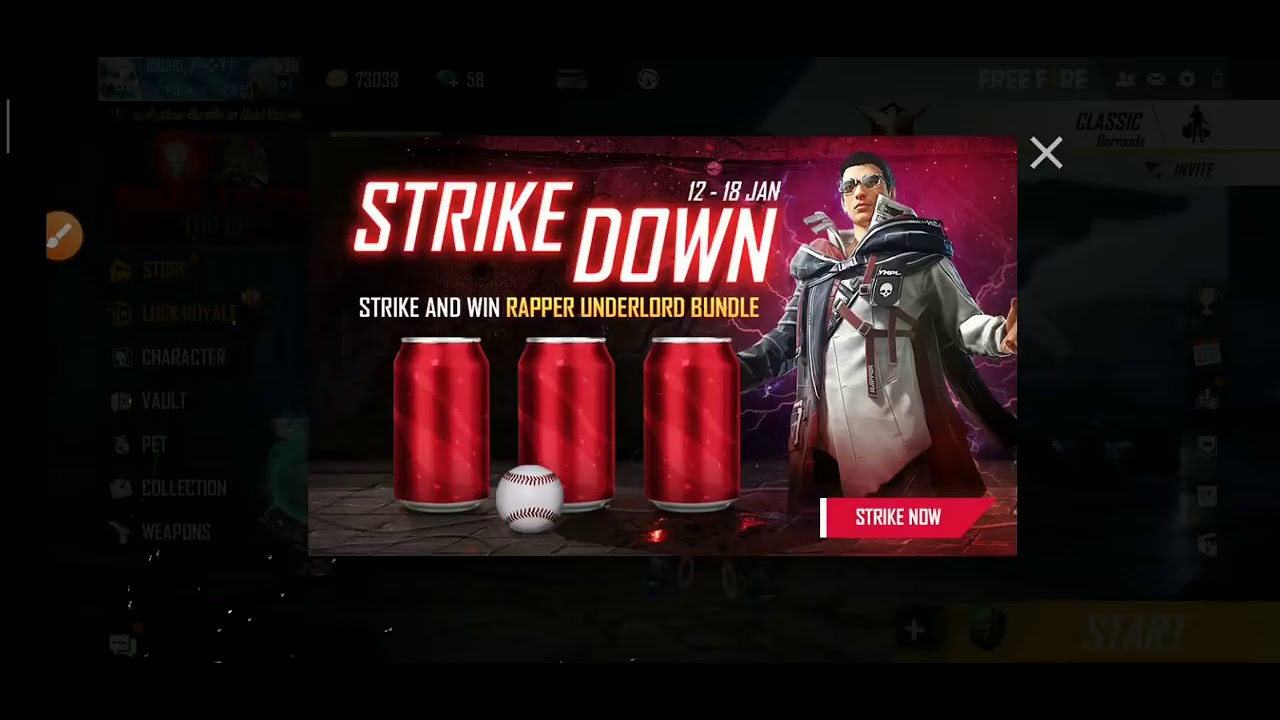 কীভাবে Complete করবে ইভেন্ট ।। STRIKE DOWN।। STRIKE DOWN EVENT IN FREE ...