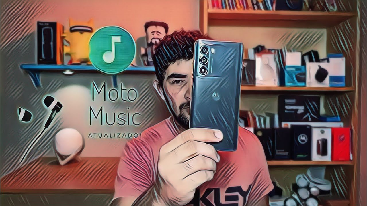 Moto Music Player em qualquer Motorola. Testado no Moto G200 5G - YouTube