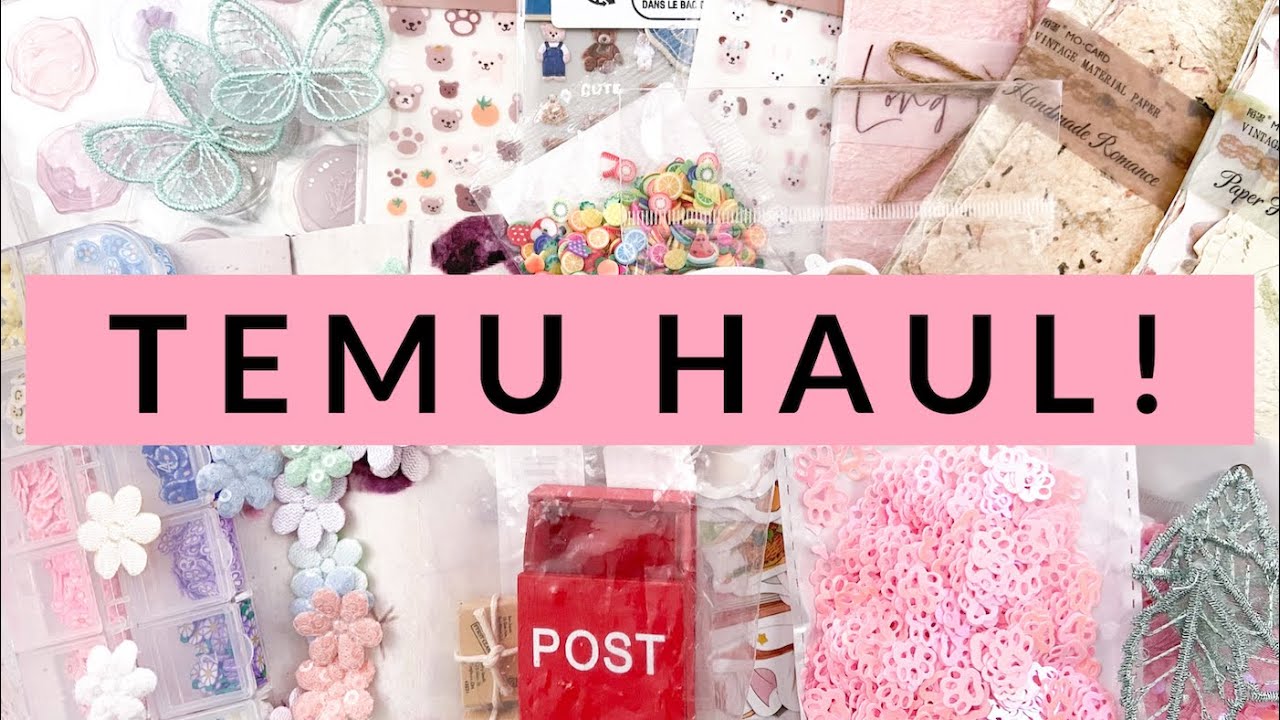 Another HUGE TEMU Craft Haul! Links included! - YouTube