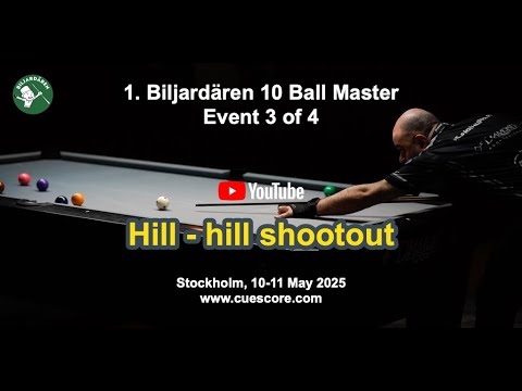 Final | CHRISTOFFER LUGOWSKI vs MARCUS CHAMAT | 1. Biljardären 10 Ball ...