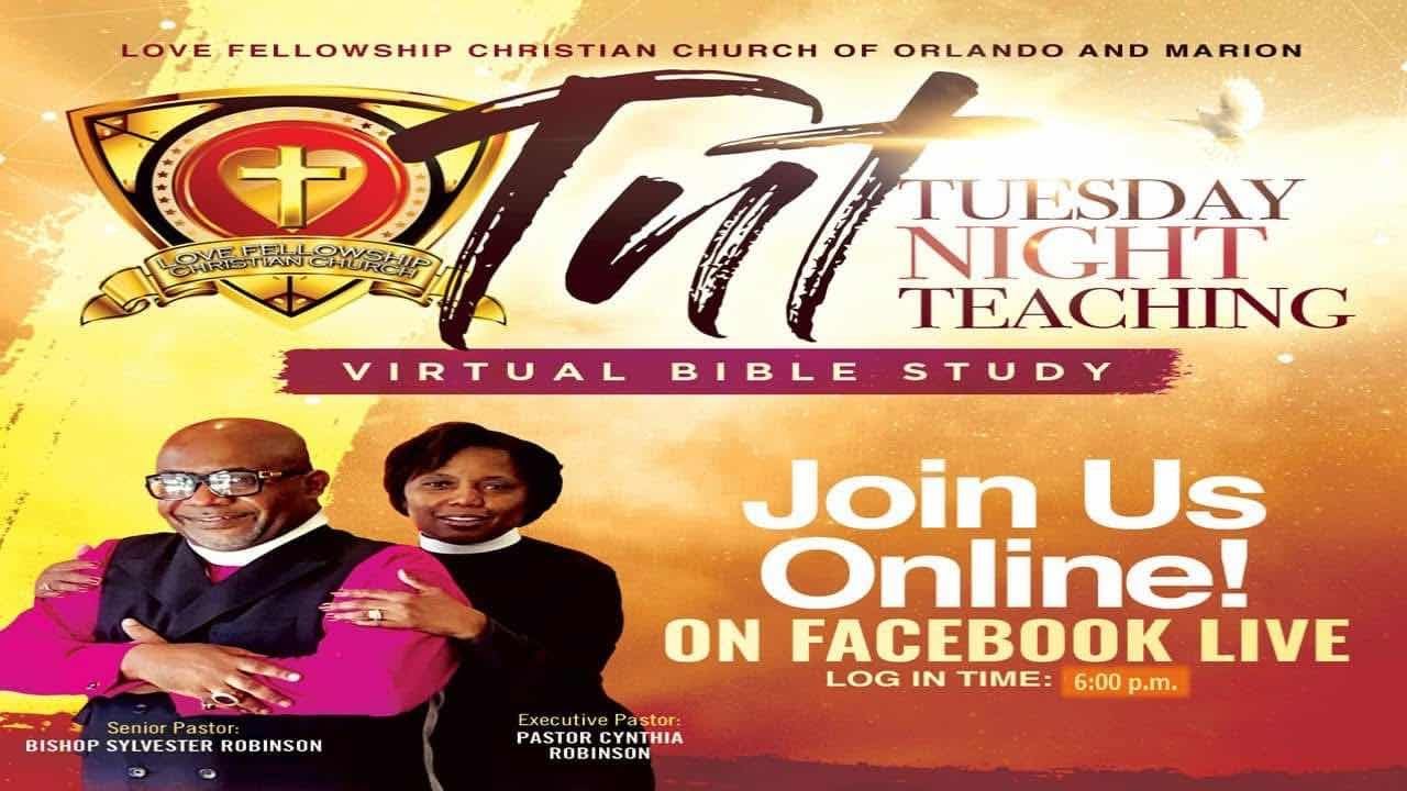 TNT (Tuesday Night Teaching) Virtual Bible Study onboard “The SHIP ...