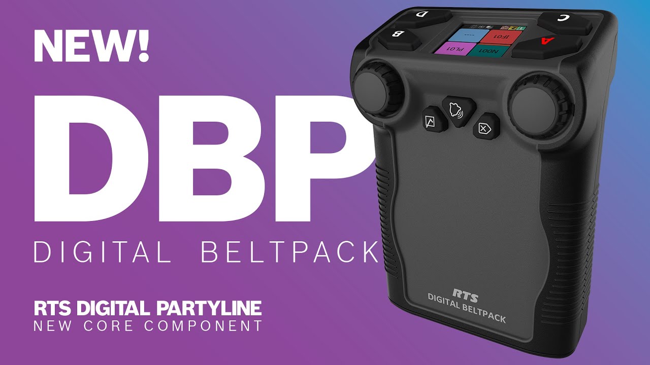 Introducing DBP (Digital Beltpack) from RTS Intercoms - YouTube
