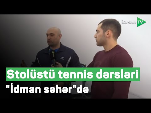 Stolüstü tennis dərsləri \