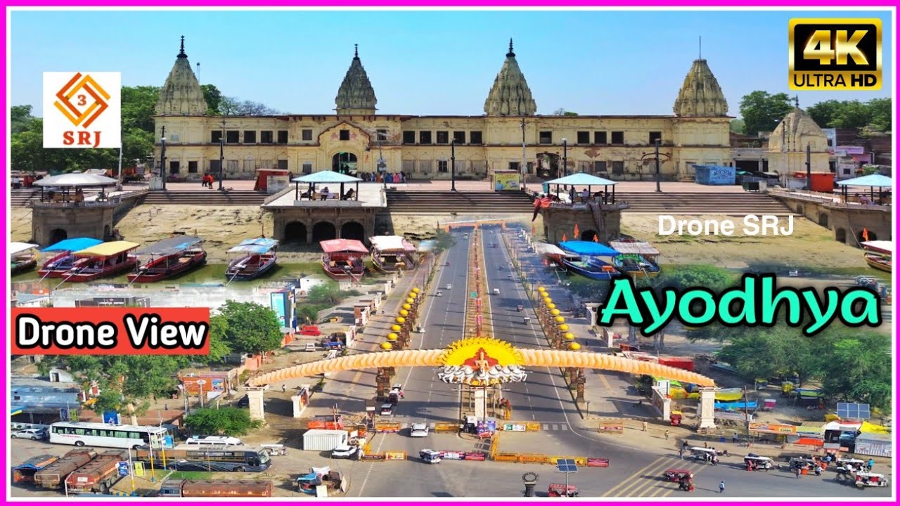 Ayodhya City Majestic View | Ayodhya City Drone View | Ayodhya Ram ...