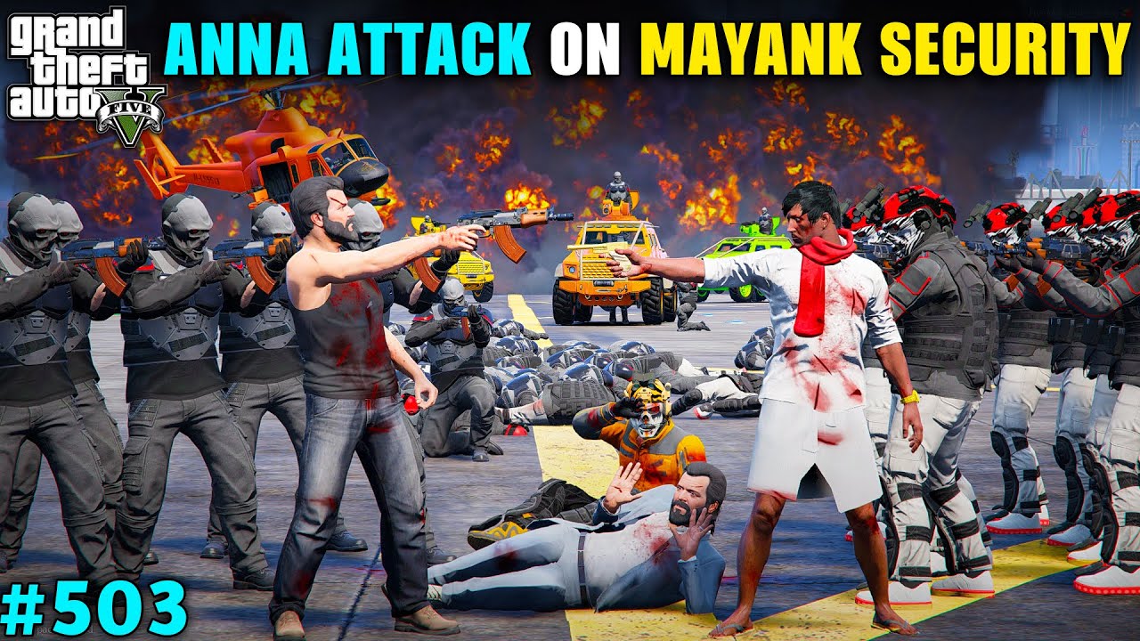 ANNA ATTACK ON MAYANK BLACK COMMANDO | GTA V GAMEPLAY | #503 GTA 5 ...