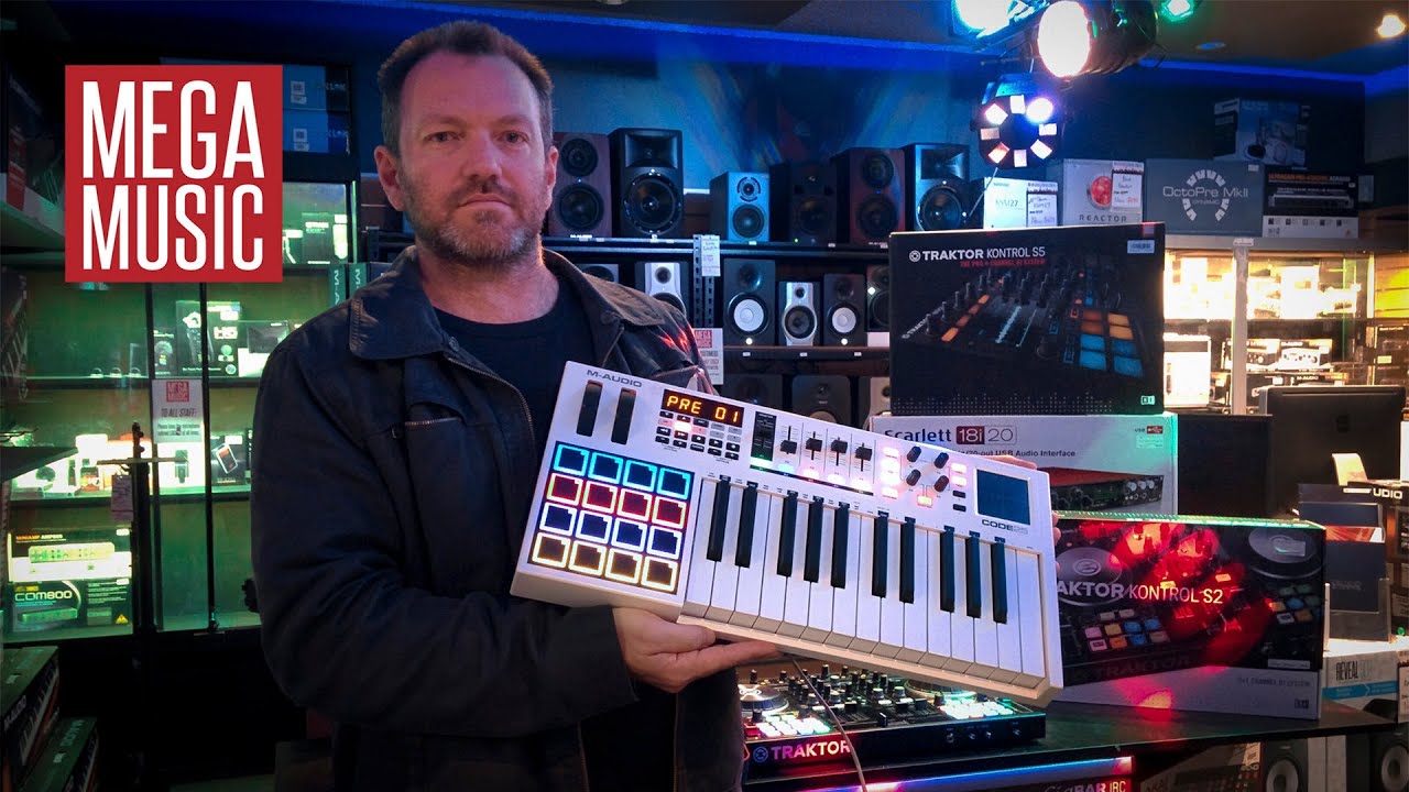 M-Audio Code 25 Keyboard Controller - A Quick Look - YouTube