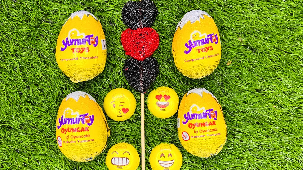 Unboxing kinder Joy : Satisfying video delicious kinder joy🍭Cutting ...
