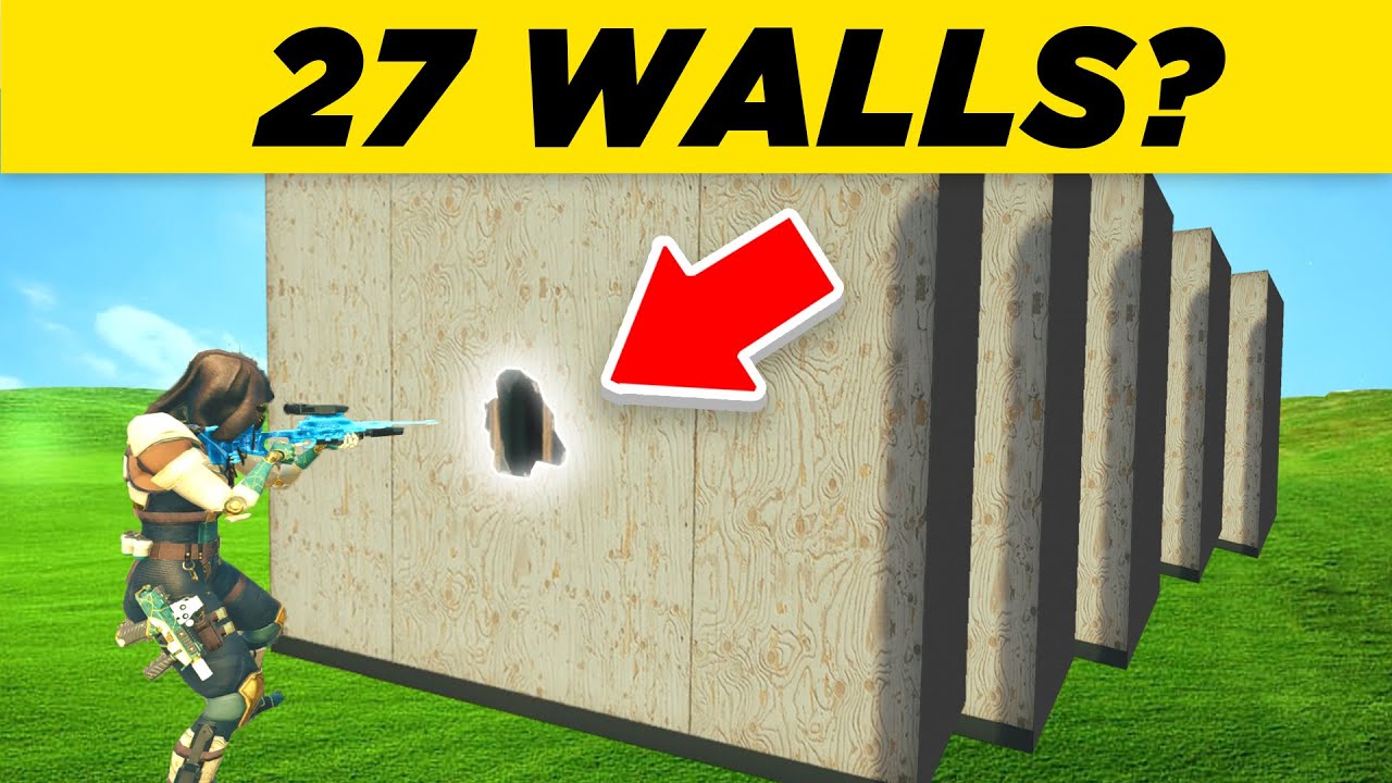 How Many Walls Can Kali Shoot Through? - YouTube