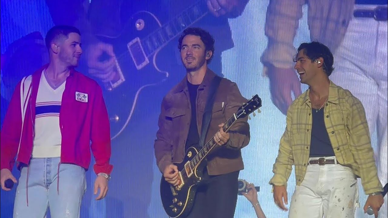 Jonas Brothers performing in Colorado Springs at Weidner Field 7/20/24 ...