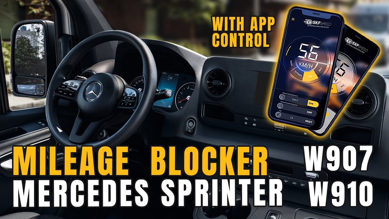 MILEAGE BLOCKER for MERCEDES SPRINTER W907 W910 2023 - YouTube