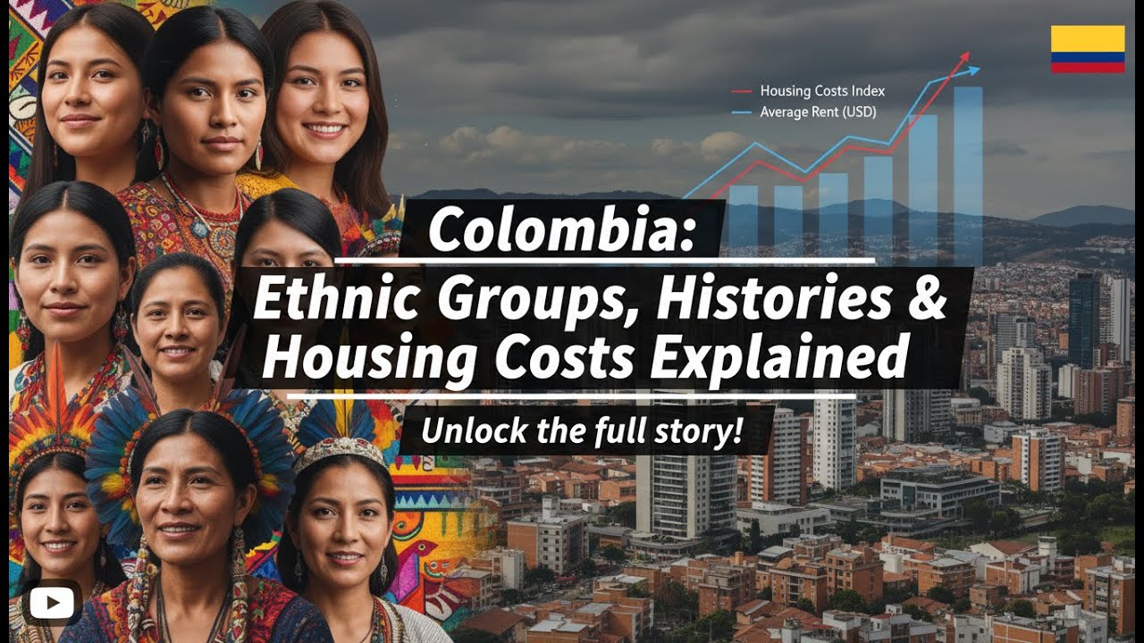Colombia The Ethnic Groups, Histories & Housing Costs Explained - YouTube