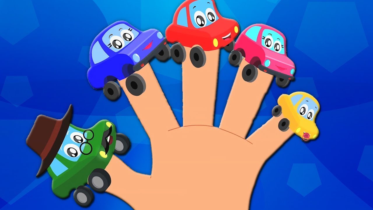 Xe ngón tay gia đình | Vườn ươm vần | Vehicles Finger Family | Kids Car ...