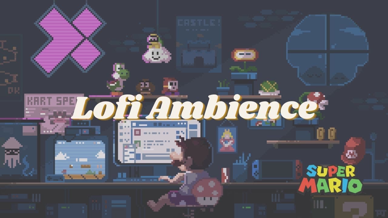 super mario bgm in lofi hits nostalgia - YouTube