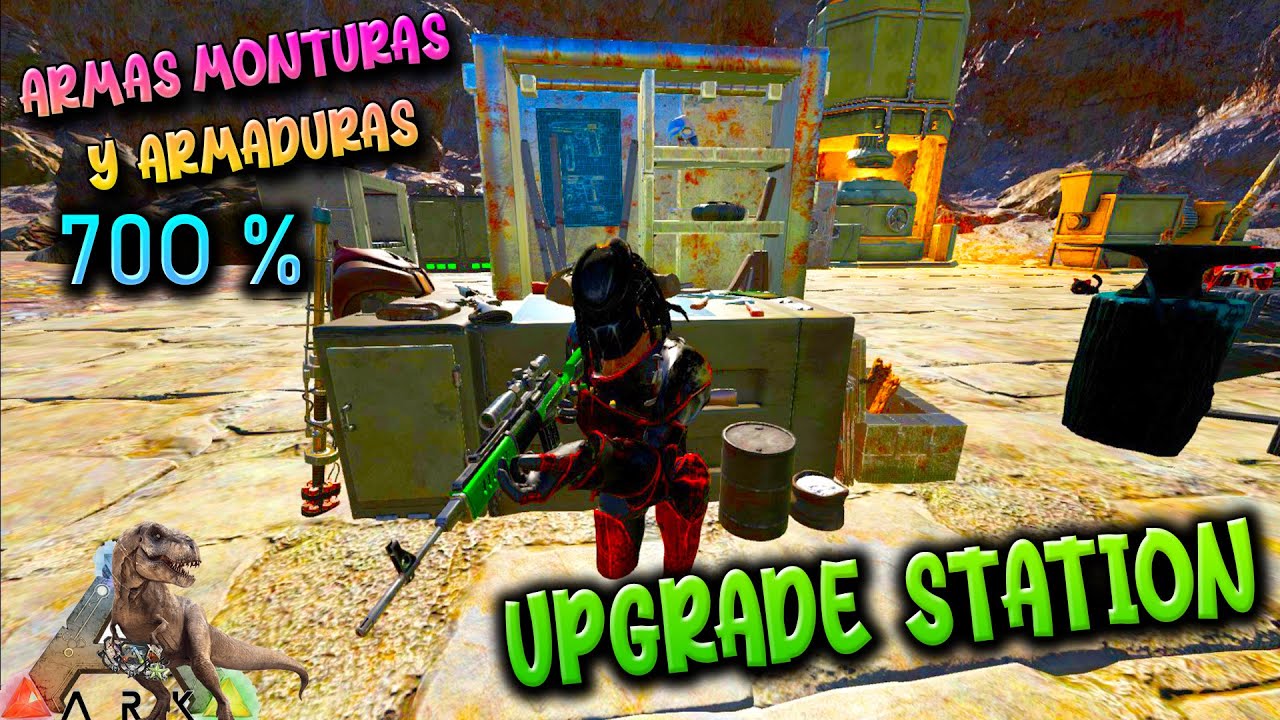 COMO UTILIZAR MESA UPGRADE STATION EN ARK - YouTube