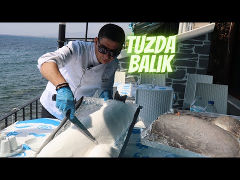 Tuzda Balık Chef Mustafa'danTuzda Balık Sırrı.Tuzda Levrek Püf Noktası