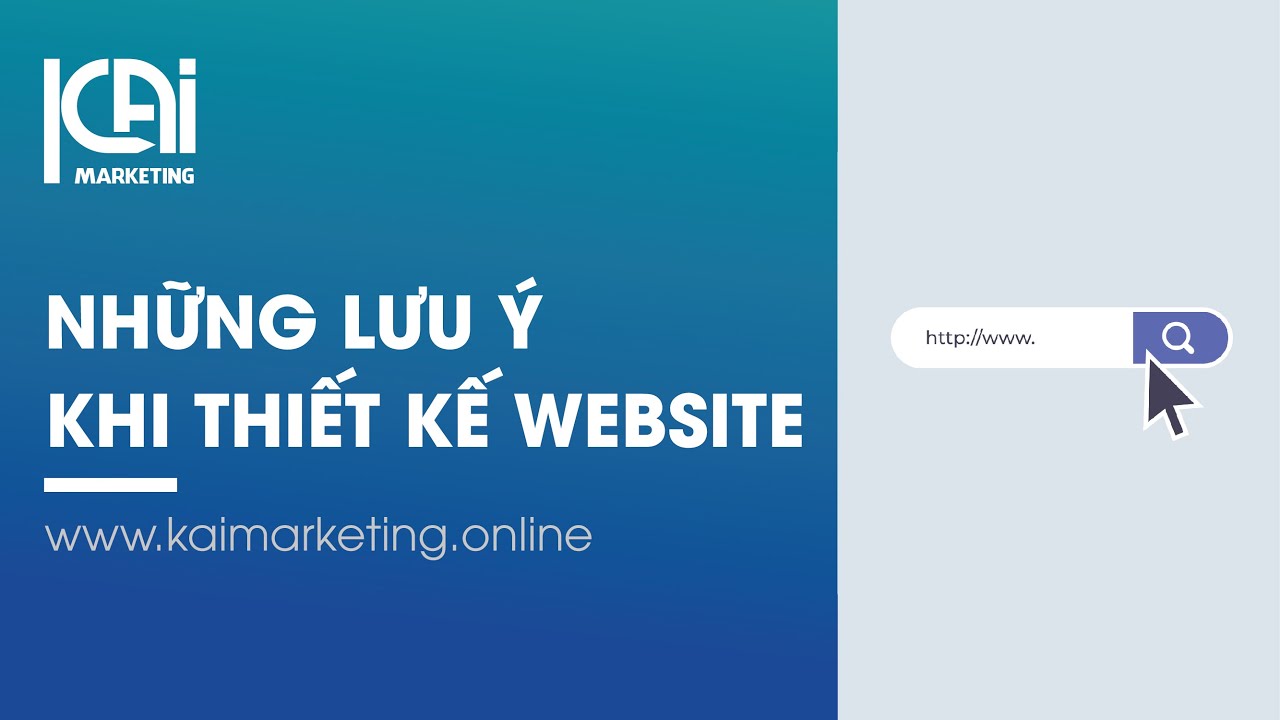 Những lưu ý khi thiết kế website | KAI Digital Brand - YouTube