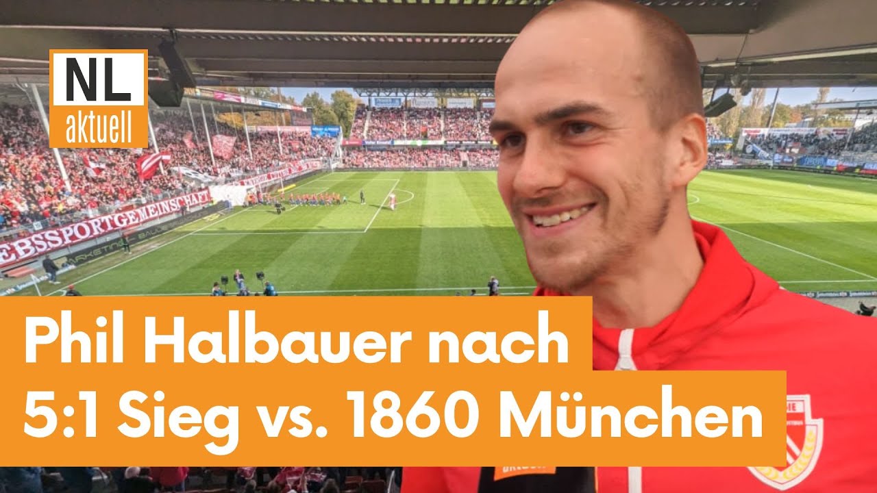 FC Energie Cottbus | Phil Halbauer nach 5:1 Sieg gegen 1860 München ...