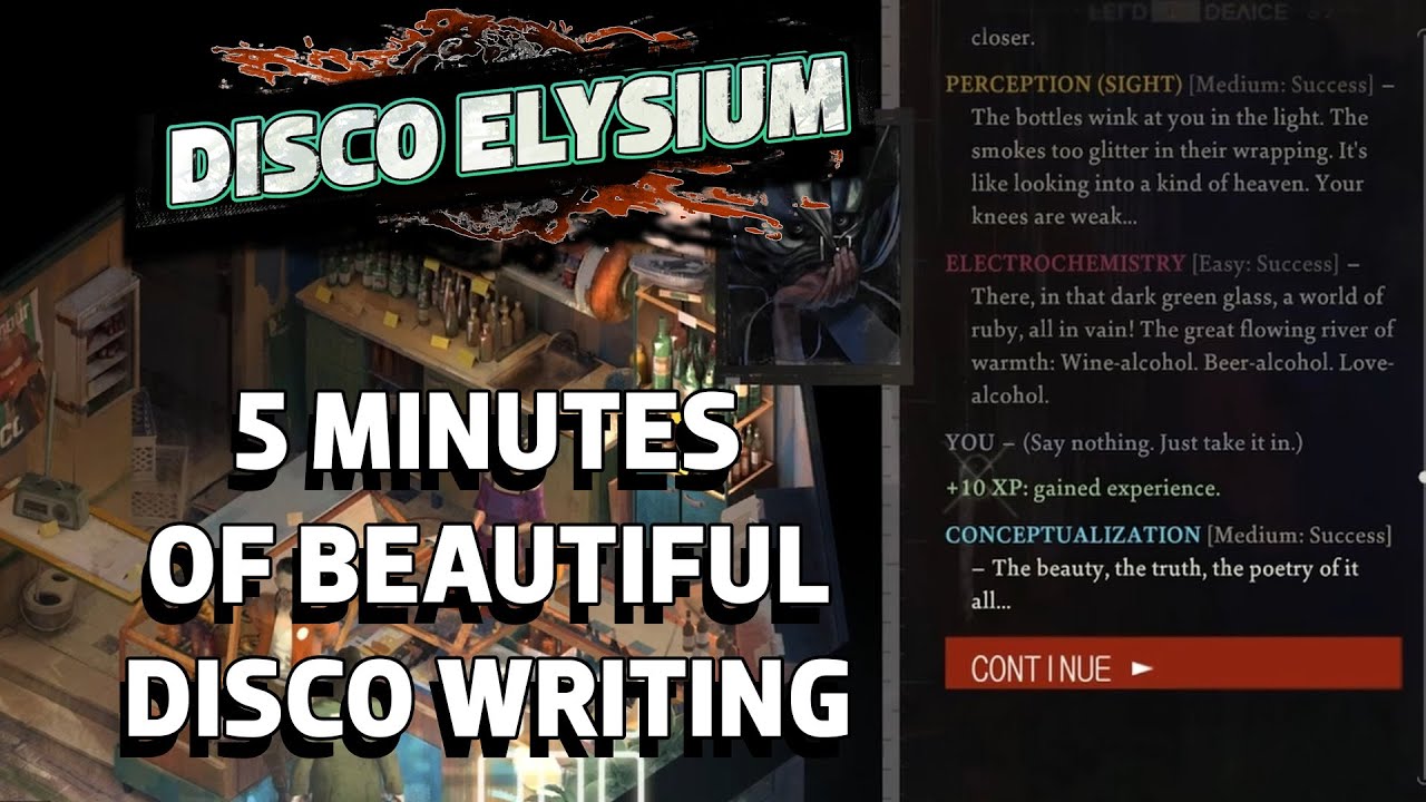 5 Minutes Of Beautiful Disco Elysium Writing - YouTube