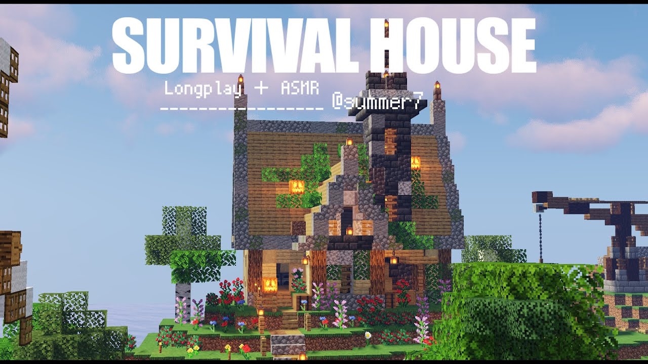【ASMR】-Minecraft Relaxing Longplay-Survival House (No Commentary) 1.19 ...