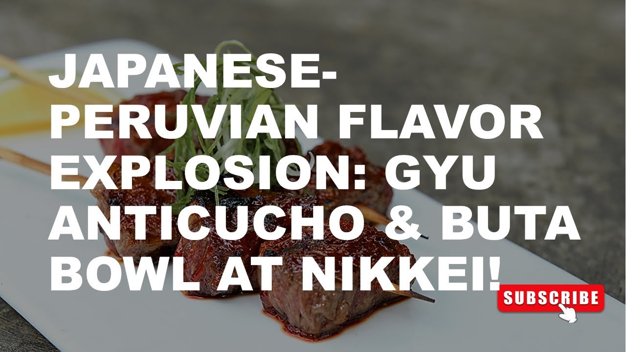 Where to Eat: Gyu Anticucho, Buta Bowl, & Sponge Cake, Japanese ...
