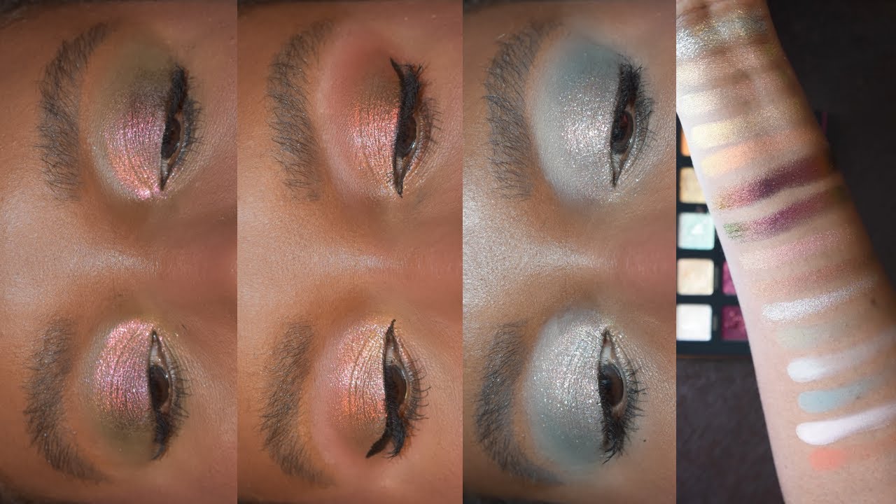 3 Looks 1 Palette Adept Samarian Sunset Palette | Swatches, Tutorial ...