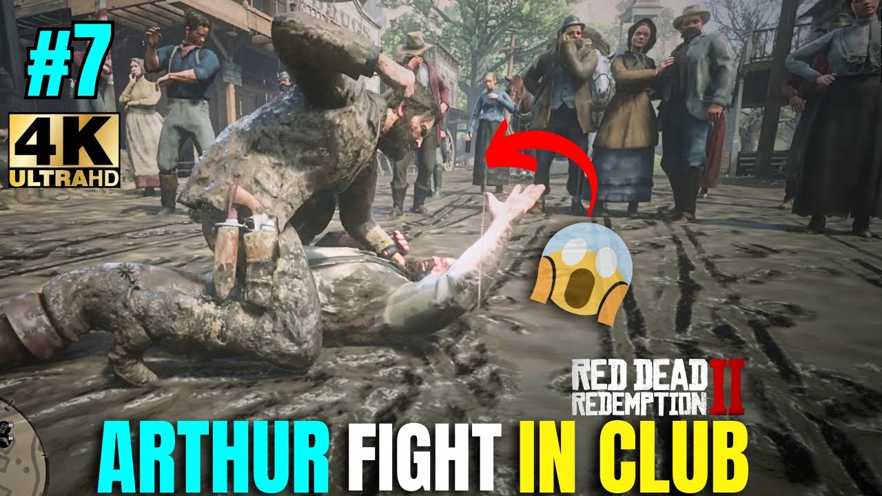 Arthur Fight in Club 😱 in RDR 2 | Storymood Gameplay #7 | #rdr2 - YouTube