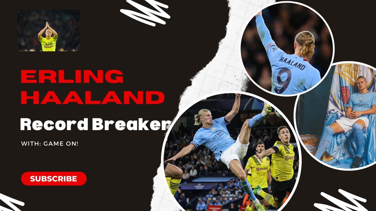 Erling Haaland rap | Erling Haaland Record Breaker #premireleague # ...