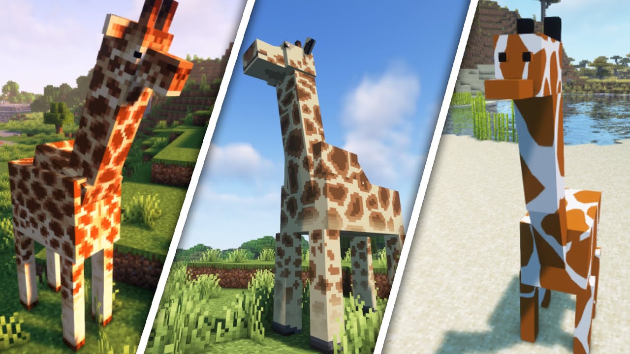 Every Giraffe Mod in Minecraft - YouTube