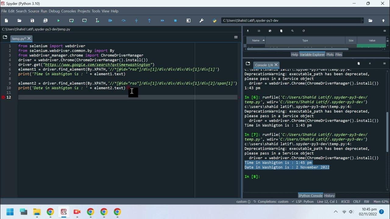 Python Data Scraping From Web Using Selenium Webdriver And Xpath Tutorial Youtube