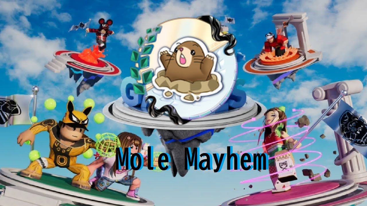 THE GAMES: how to get the Mole Mayhem badge in the games - YouTube