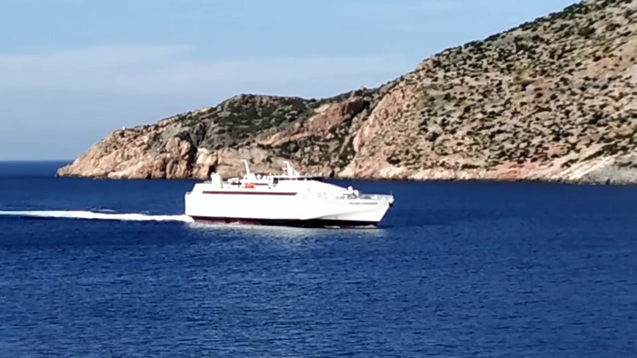 ΠΡΩΤΗ ΑΦΙΞΗ 2020 ΤΟΥ HELLENIC HIGHSPEED ΣΤΗΝ ΣΙΦΝΟ. - YouTube