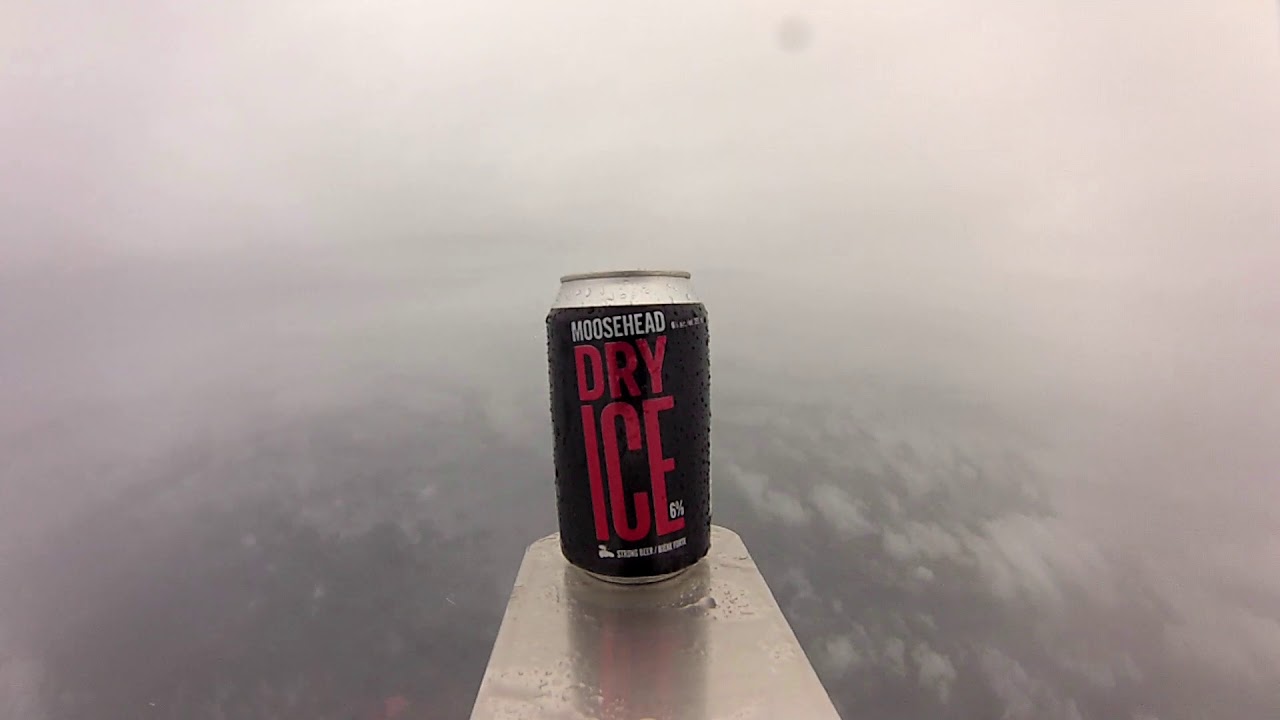 Moosehead Dry Ice - BONUS: Space Beer Footage - YouTube