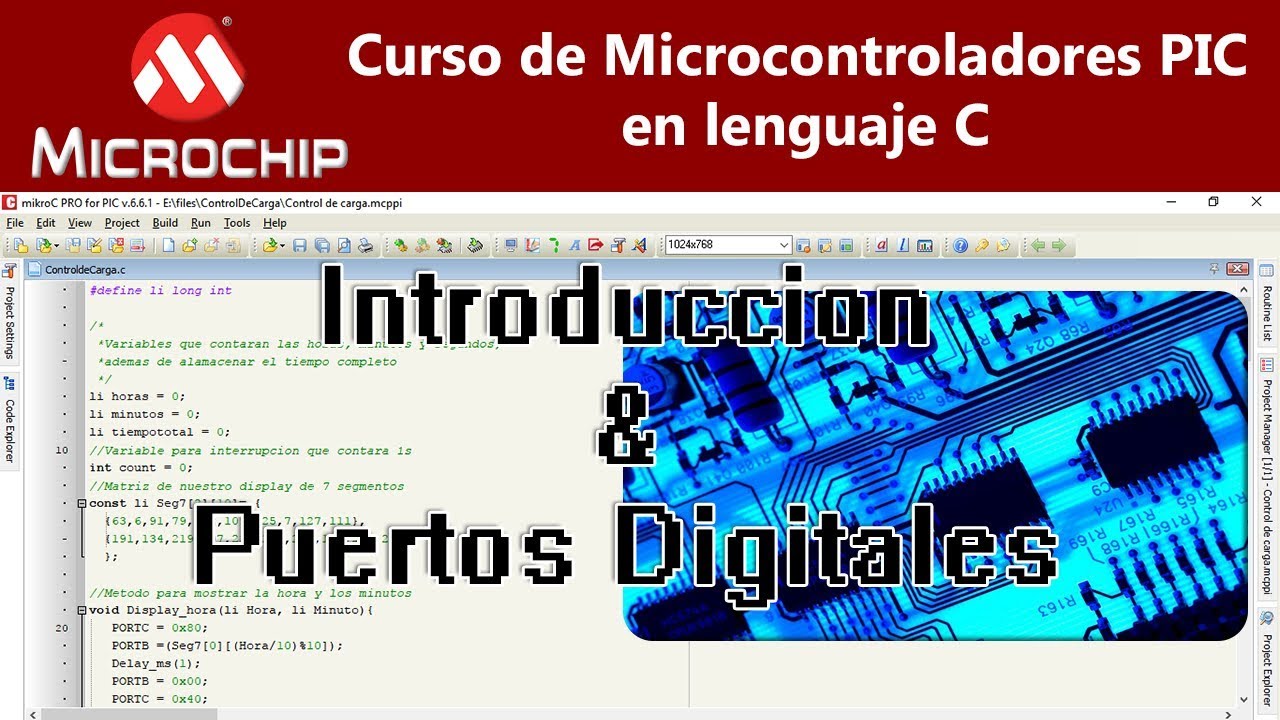 [Curso Programacion de Microcontroladores PIC en MikroC - #1 ...