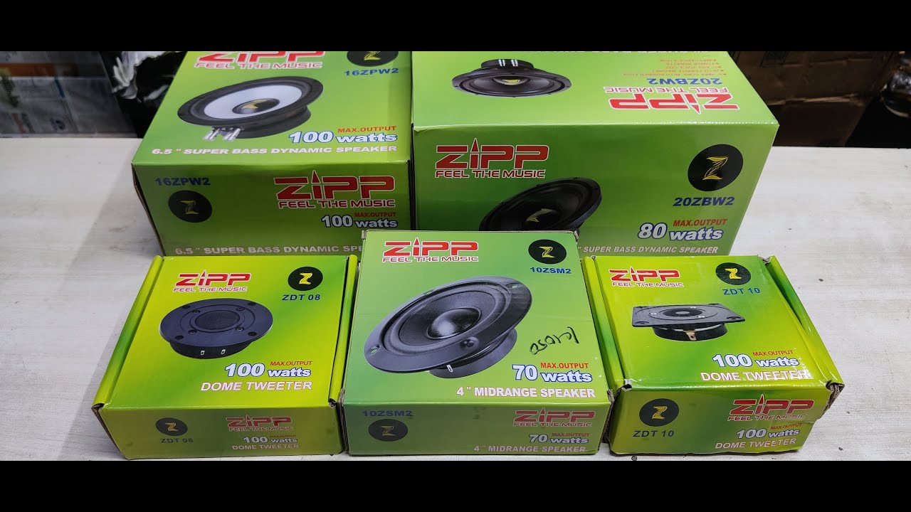 Zipp Items In Stock | Speakers Full Range, Woofers And Mid-range ...