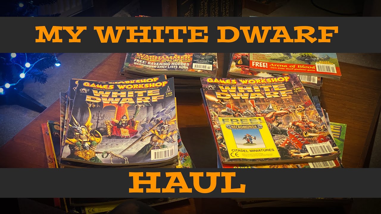 VINTAGE WHITE DWARF FLICK THROUGH. My recent purchase of some classic ...