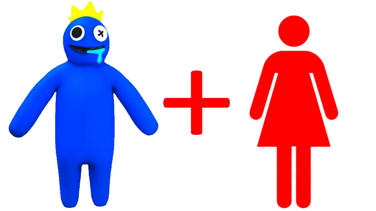 Blue Rainbow Friends + GIRL = ??? | Roblox Rainbow Friends Chapter 2 ...