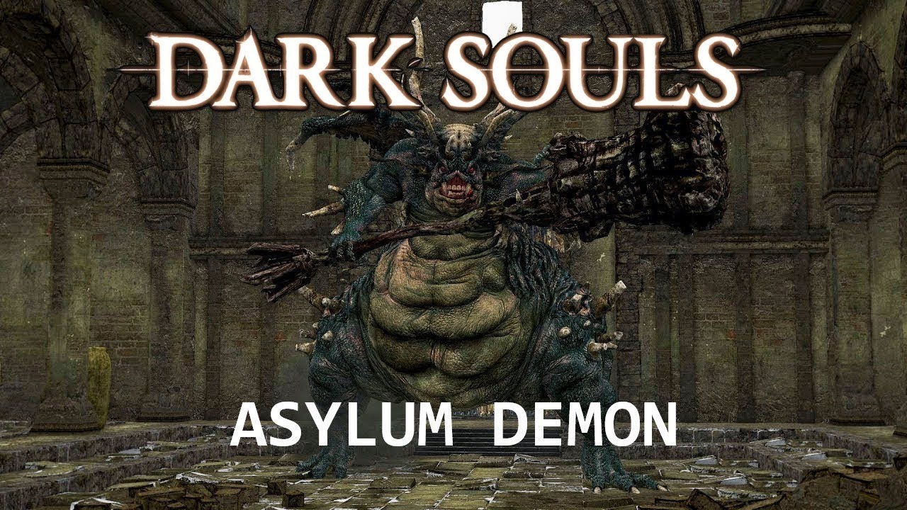 Dark Souls Remastered Boss Guide 1 - Asylum Demon - YouTube