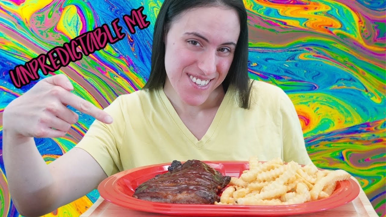 Amber from Da RoomMates RIBS AND FRIES MUKBANG EATING SHOW - YouTube
