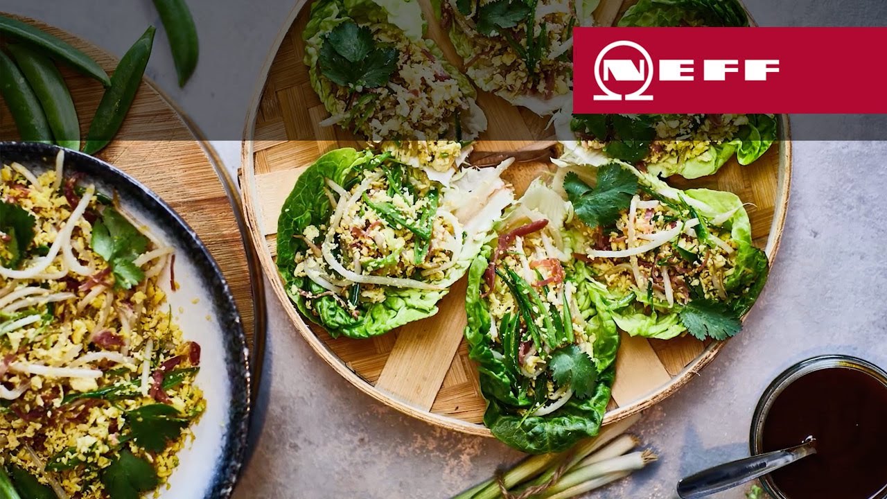 NEFF Rezepte: Ibérico Salat Wraps - YouTube