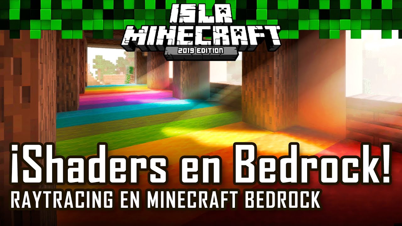 Nuevo motor gráfico para Minecraft Bedrock (Render Dragon) - YouTube