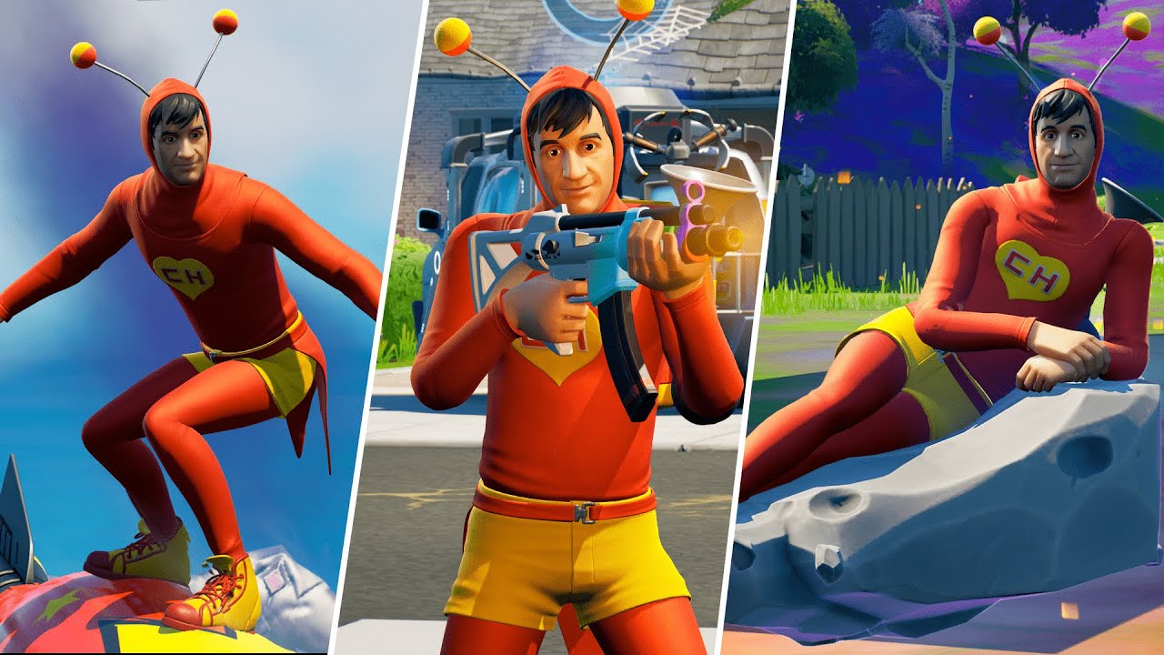 *NEW* Fortnite CHAPULÍN COLORADO SKIN GAMEPLAY ! ( + ¡Que no panda el ...