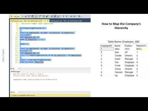 Mastering SQL Interview Questions Building Complex Hierarchies - YouTube