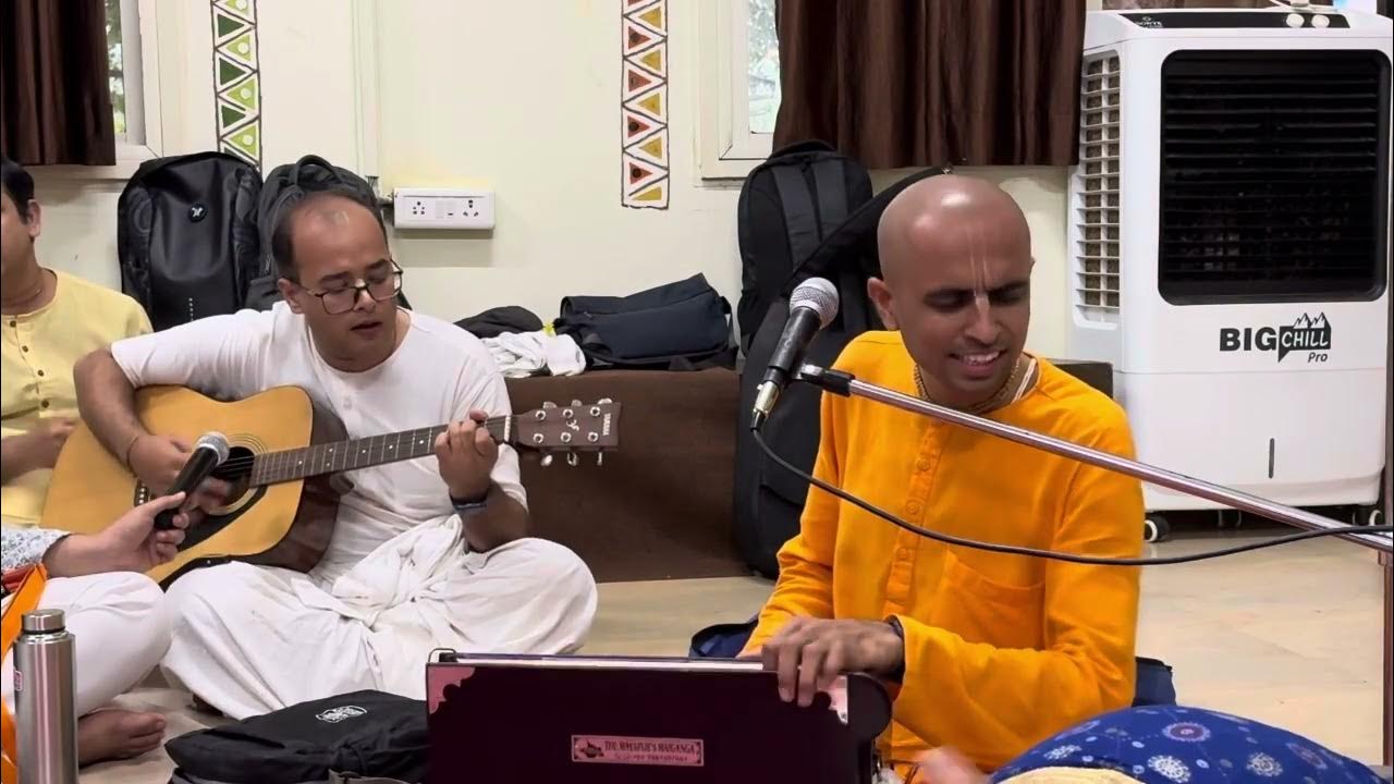 Melodious Kirtan by HG Balabhadrananda Prabhu at ISKCON Rajgad - YouTube