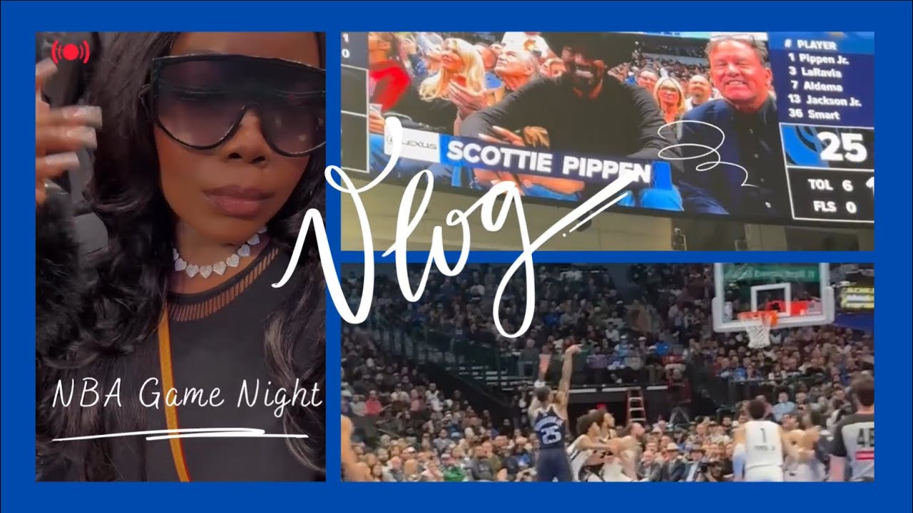 Courtside NBA Game (Date Night) MAVS vs Grizzlies - YouTube