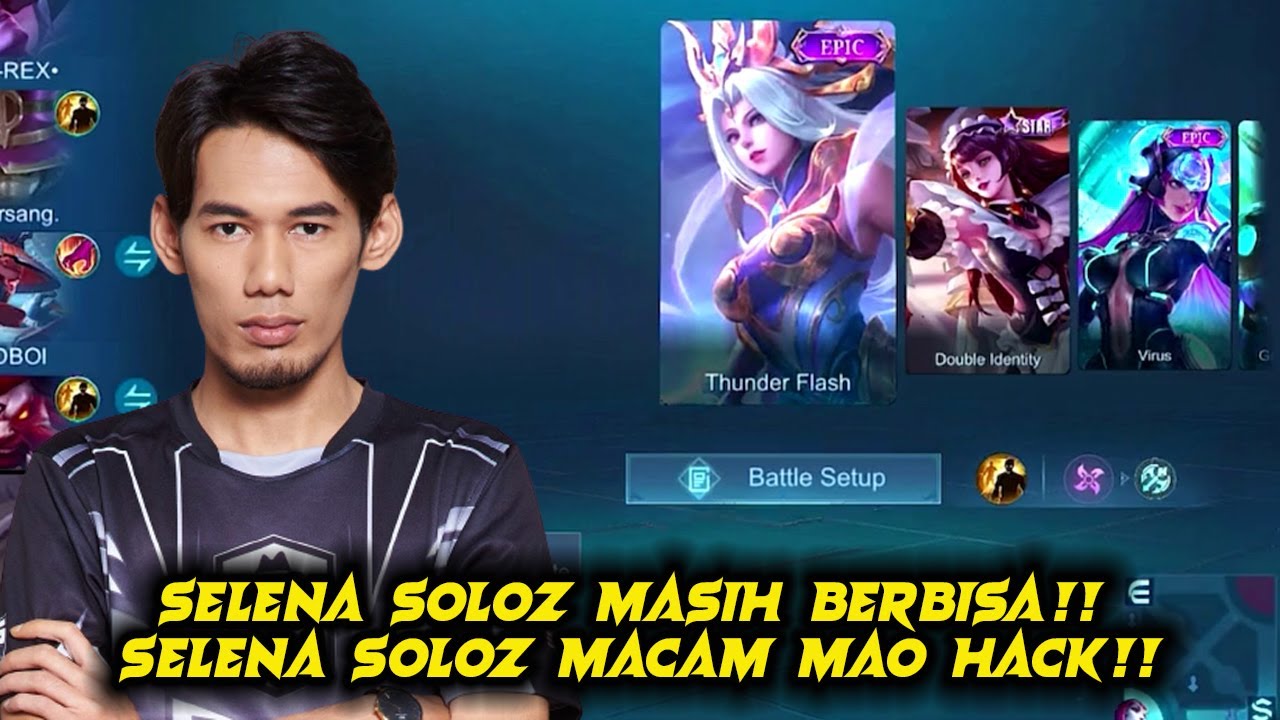 SELENA SOLOZ MASIH BERBISA!! SELENA SOLOZ MACAM MAO HACK!! - YouTube