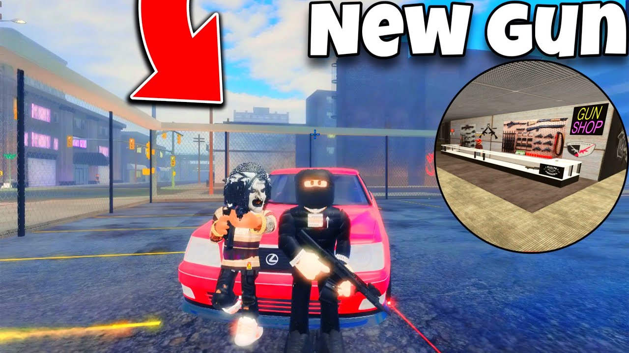 I got the NEW GUN AND NEW CAR in THIS COMPTON LA ROBLOX HOOD RP GAME ...