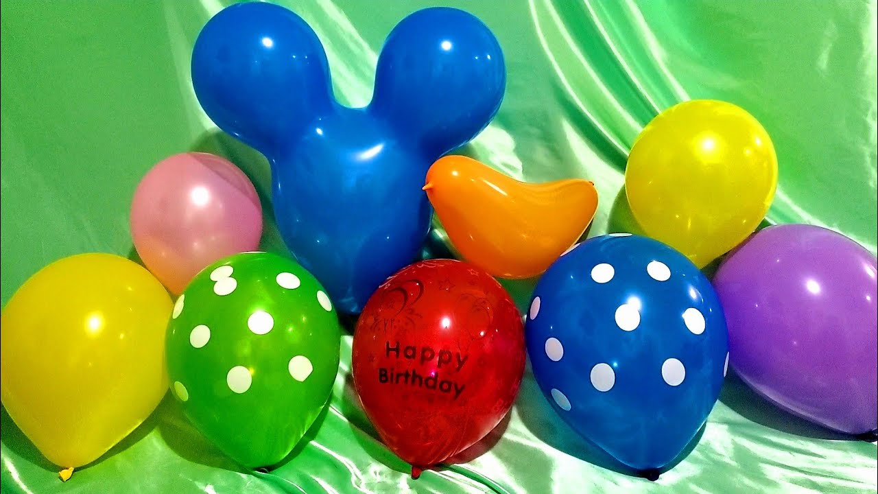 FUN BIRTHDAY BALLOONS POP PART 46!!! - YouTube