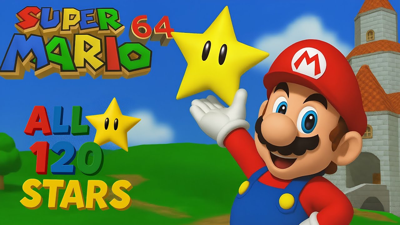 Super Mario 64 - Full Game Walkthrough (All 120 Stars) - YouTube
