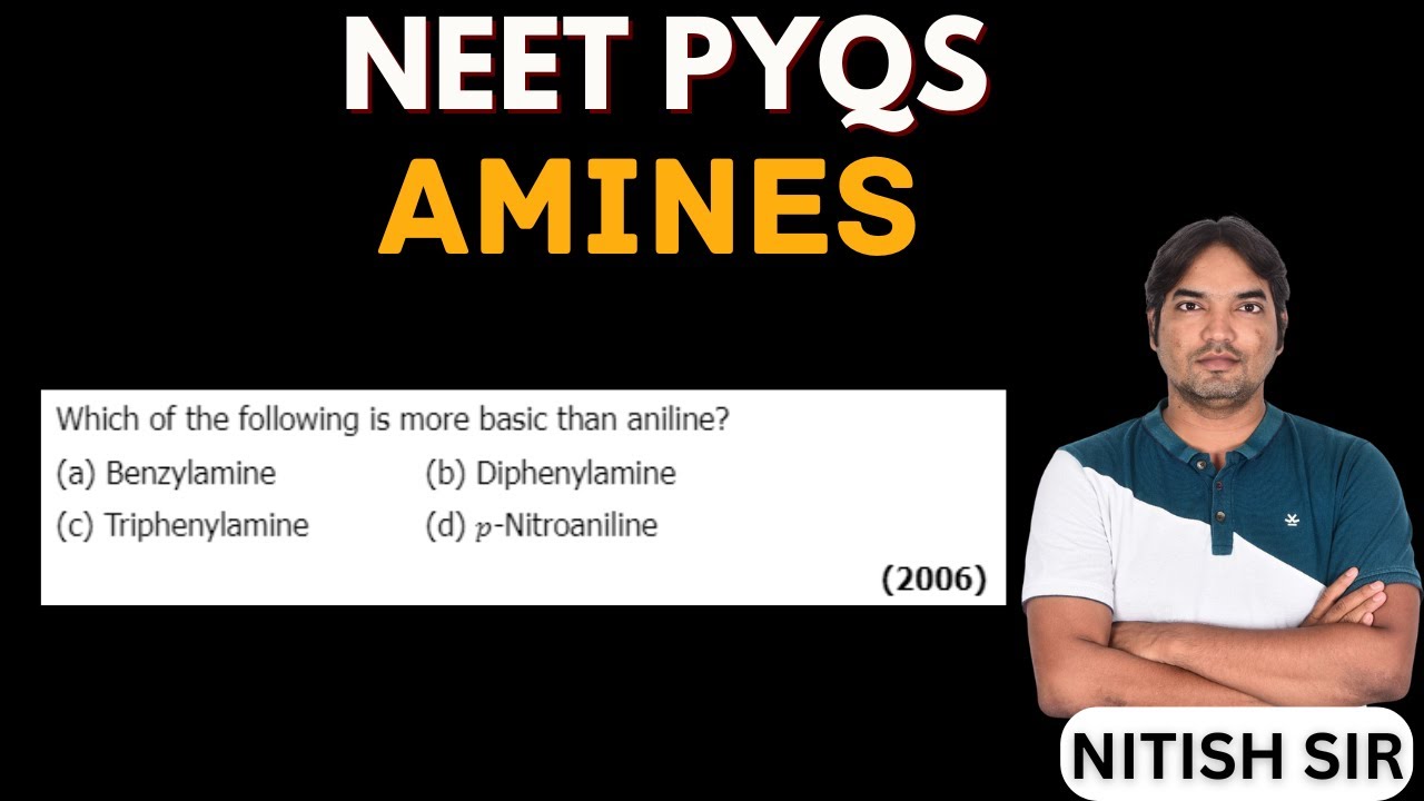 Which of the following is more basic than aniline ? - YouTube