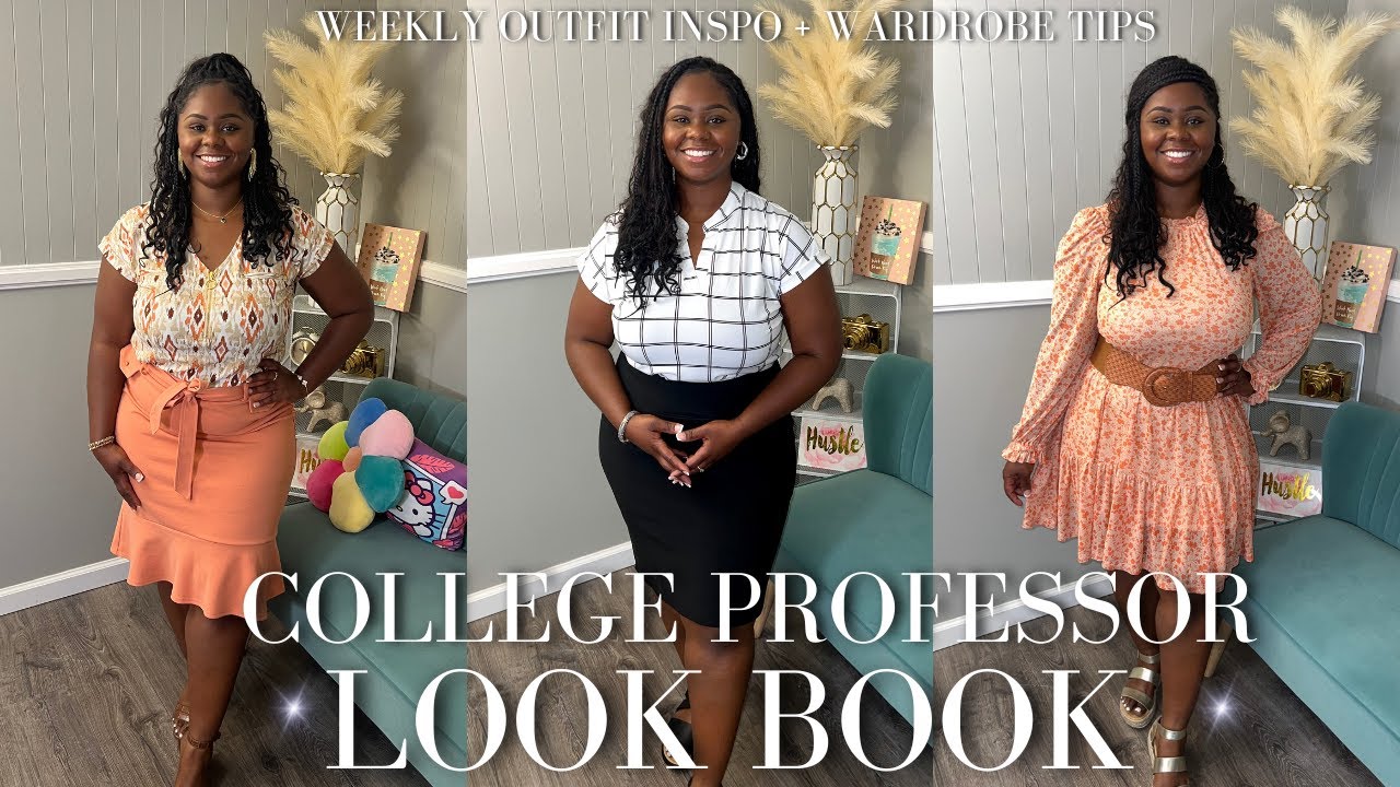 COLLEGE PROFESSOR LOOK BOOK: 5-Day week outfit inspo + wardrobe tips ...
